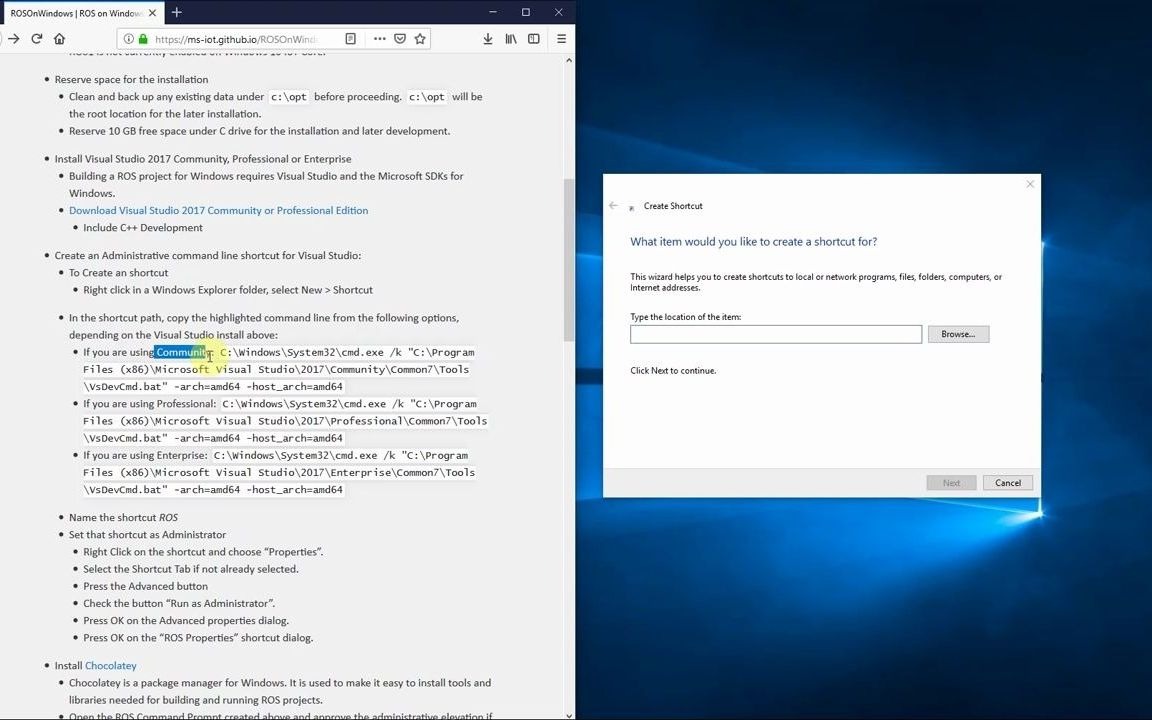 如何直接在windows上安装ROS_哔哩哔哩_bilibili