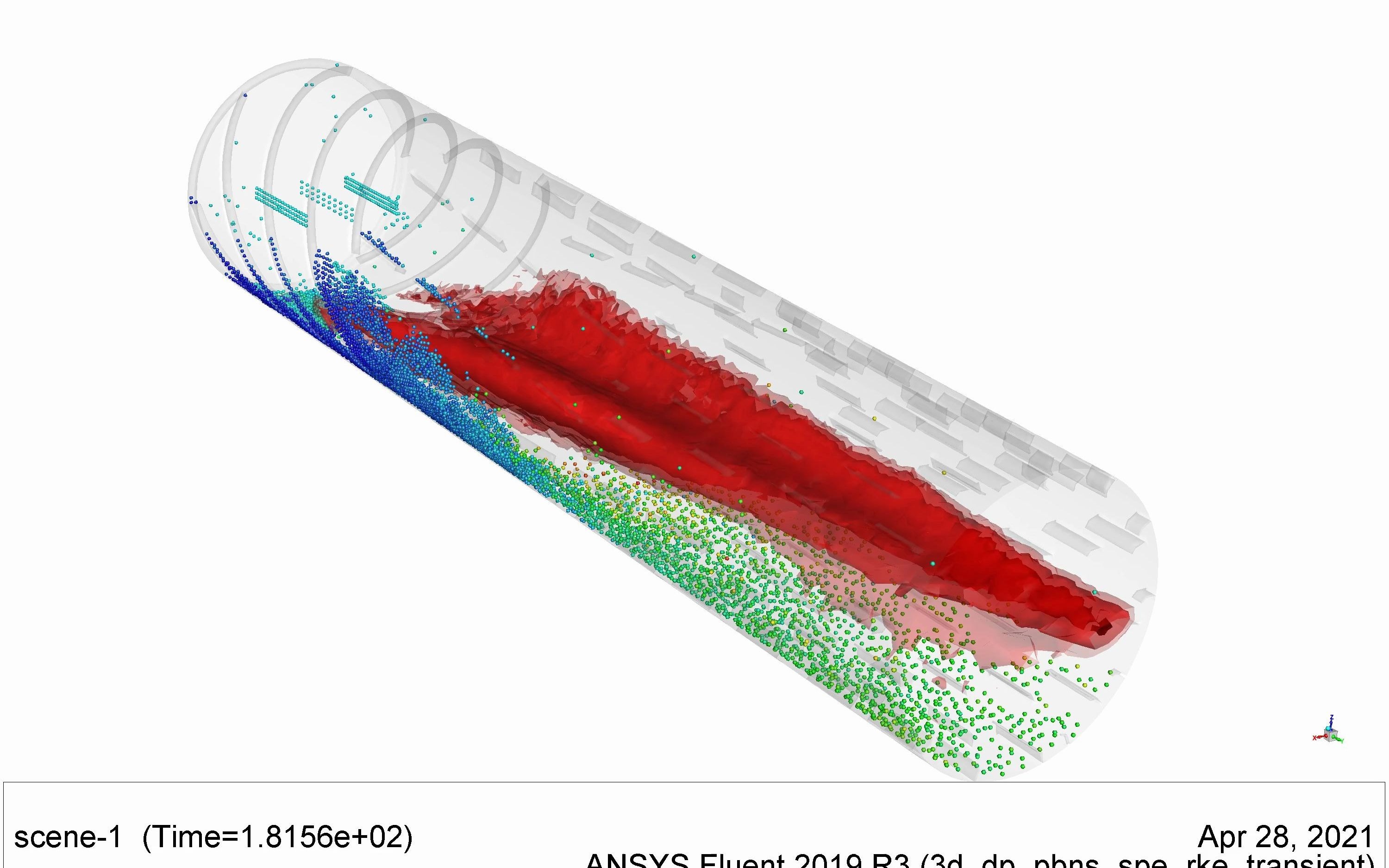Ansys Fluent中的DEM模型+旋转网格+燃烧 模拟回转窑颗粒燃烧_哔哩哔哩_bilibili