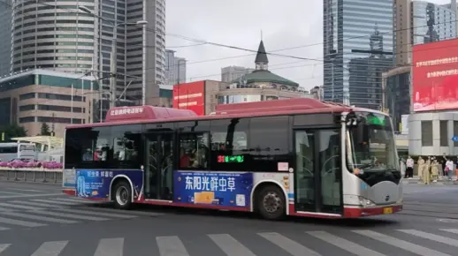 大连公交31路比亚迪K9A通过大连火车站_哔哩哔哩_bilibili
