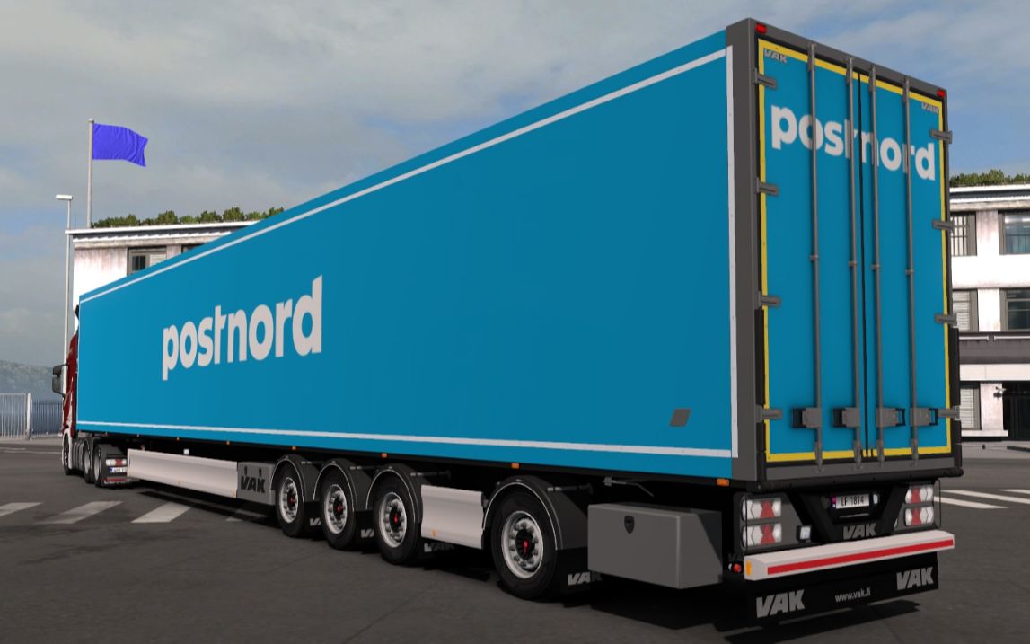 欧卡2Mod：卡斯特大佬的VAK拖车 VAK Trailers by Kast ETS2 MOD 1.42_单机游戏热门视频