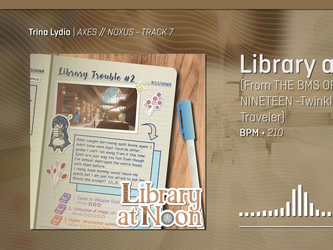 Trina Lydia - Library at Noon | BOF:NT - 哔哩哔哩