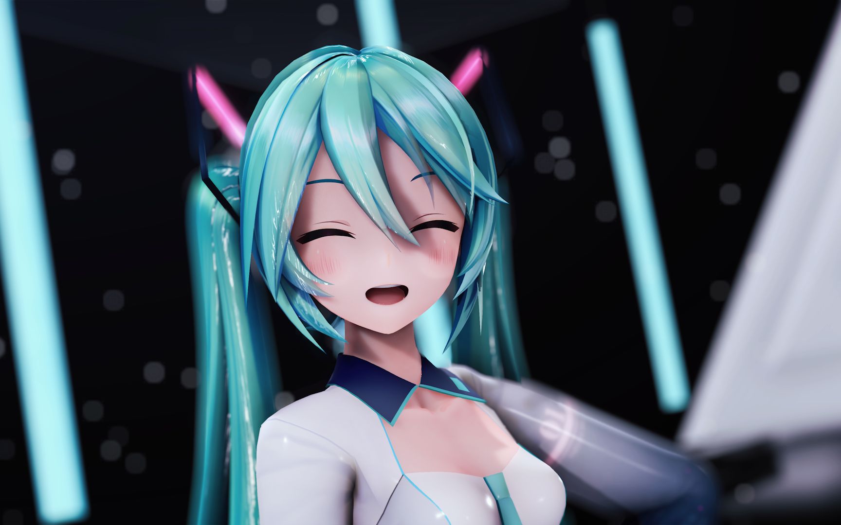 【4K/MMD】YYB式初音Miku ハイファイレイヴァー (Hifi Raver)_哔哩哔哩_bilibili