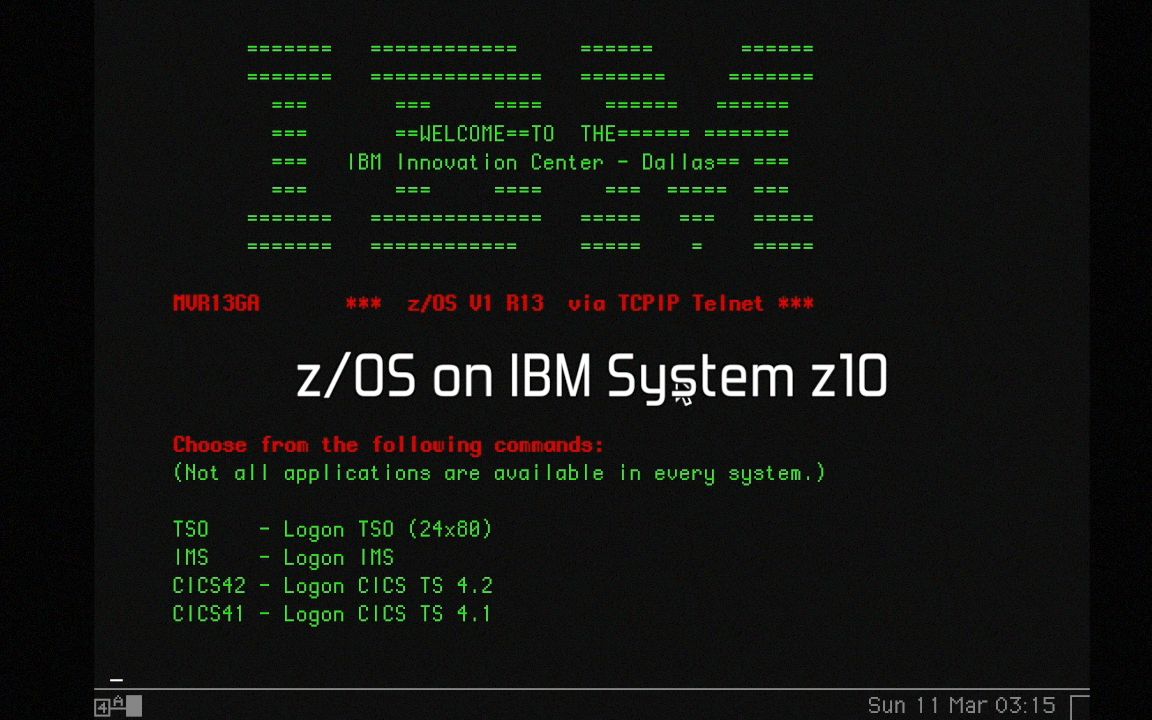 来自z/OS的你好世界（COBOL）_哔哩哔哩_bilibili