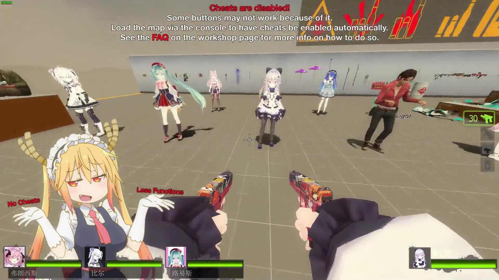 【求生之路2MOD展示/vrc模型/Rusk】Rusk替换Ellis