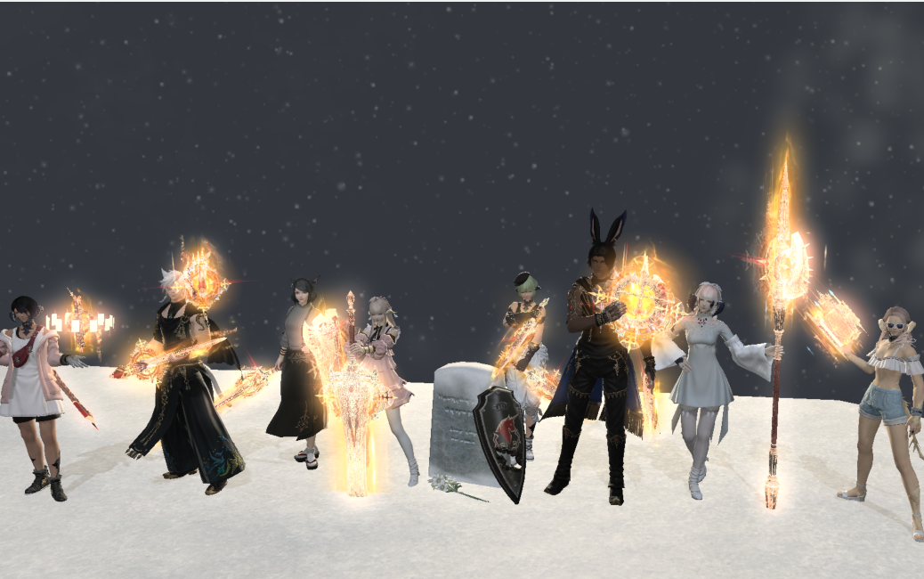 FF14 国服绝龙诗过本纪念-队内舞者视角_最终幻想14