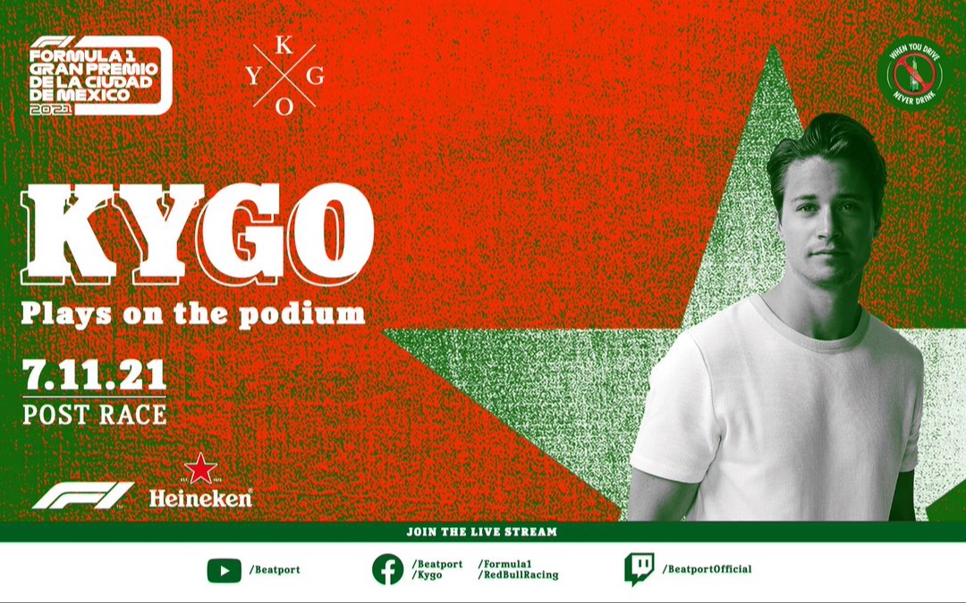 【Kygo】LIVE from FORMULA 1 GRAN PREMIO DE LA CIUDAD DE MÃ XICO 2021_哔哩哔哩 ...