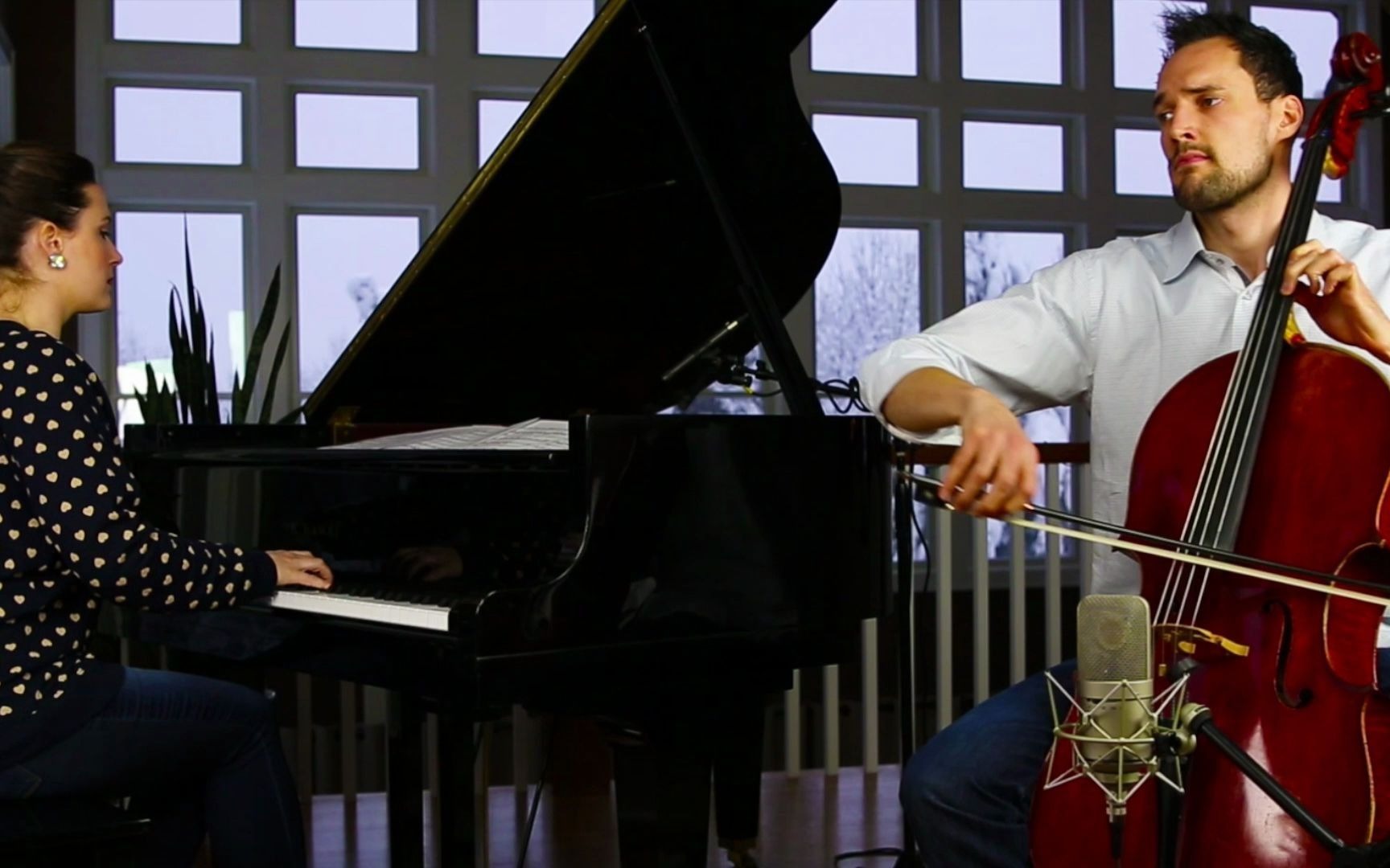 【Brooklyn Duo】 | 泪目，那些繁华又绚丽的爱情啊… 钢琴&大提琴合奏打雷姐《Young and Beautiful ...