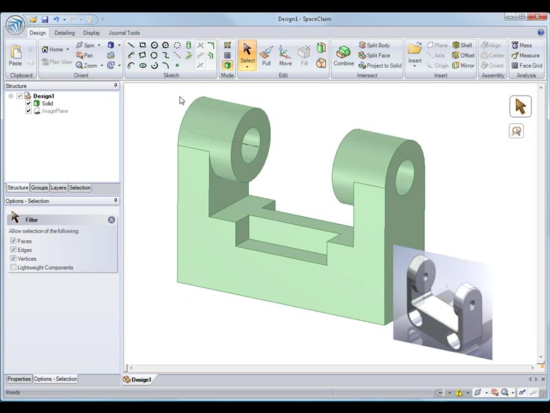 SPACECLAIM 快速建模_哔哩哔哩_bilibili