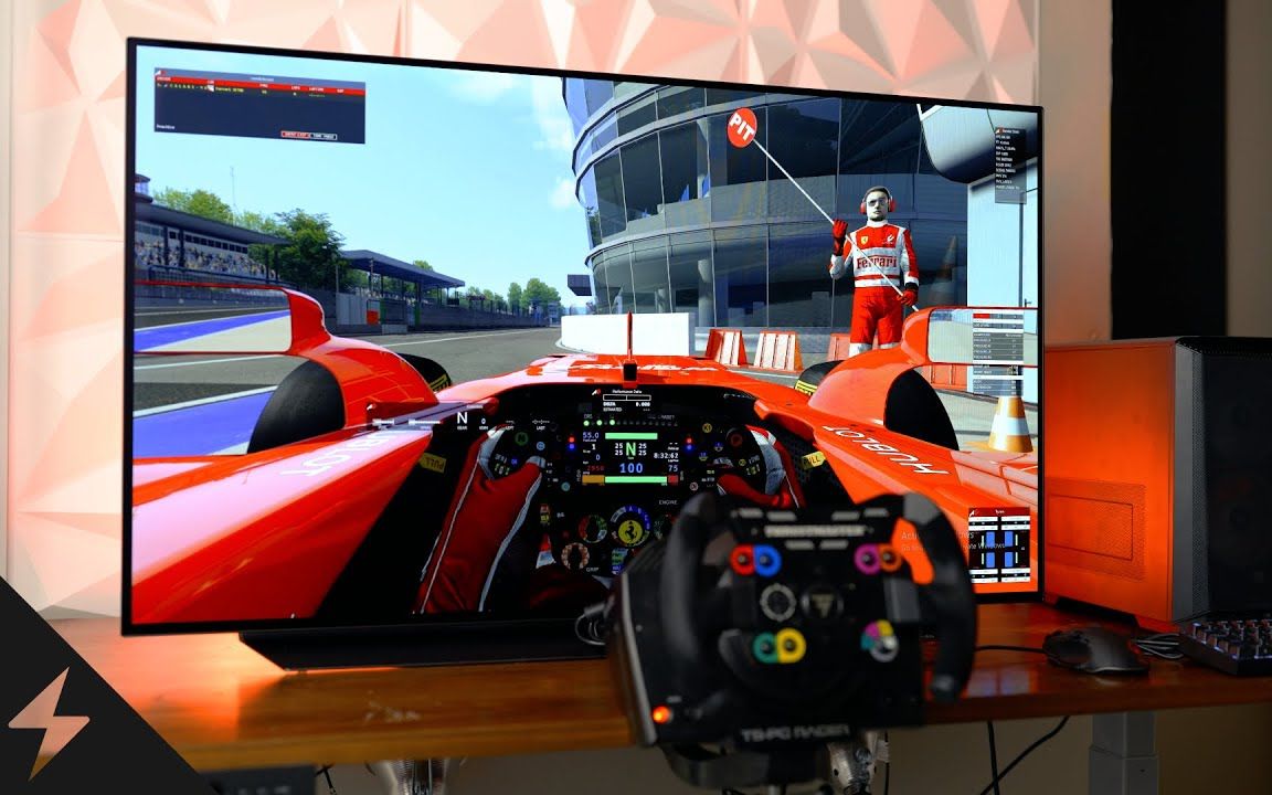 【ScatterVolt】PC赛车游戏的最佳显示器（电视）! - LG 48C1 OLED（自动翻译）_哔哩哔哩_bilibili