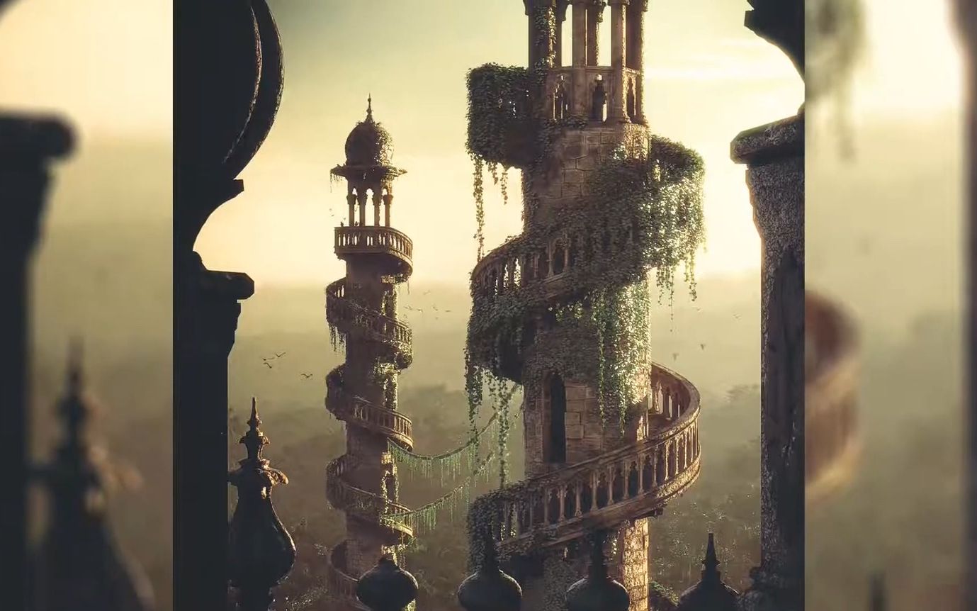 【Houdini】程序化塔楼 Adrien Lambert - Mystic Towers_哔哩哔哩_bilibili