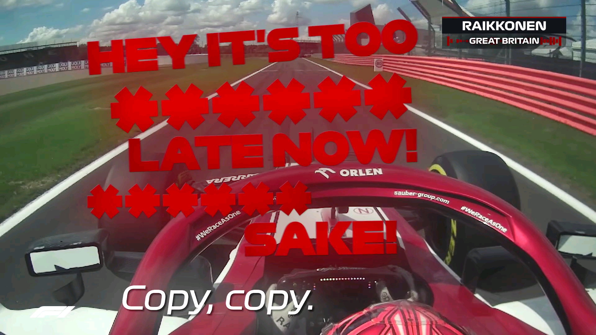 不平凡的赛季，不平凡的TR！F1 2020赛季 精彩车队无线电片段 Top20！_哔哩哔哩_bilibili