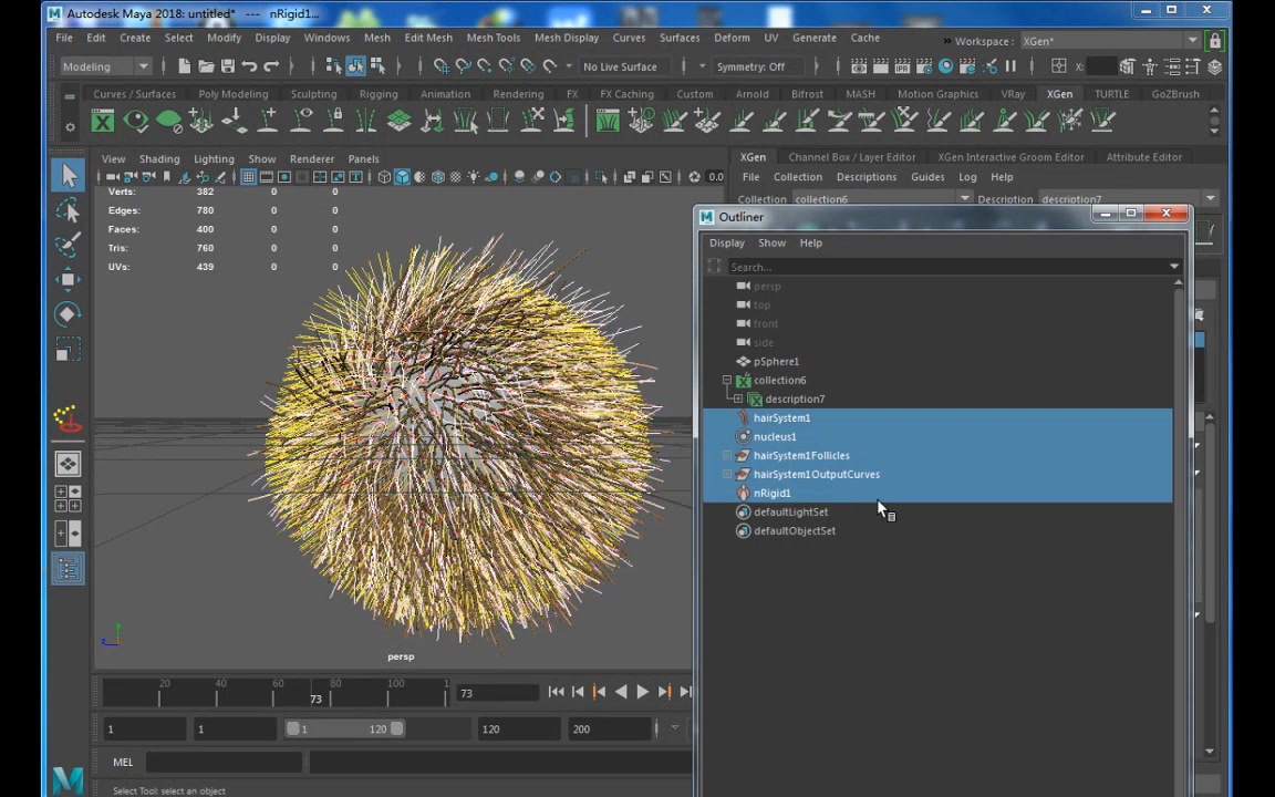Maya xgen运动效果_哔哩哔哩_bilibili