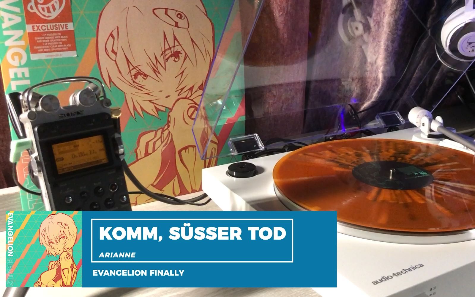 【黑胶试听】EVA限定橙（LCL? ）喷溅神曲：来吧，甜蜜的死亡 (Komm, süsser Tod) - Arianne_哔哩哔哩_bilibili