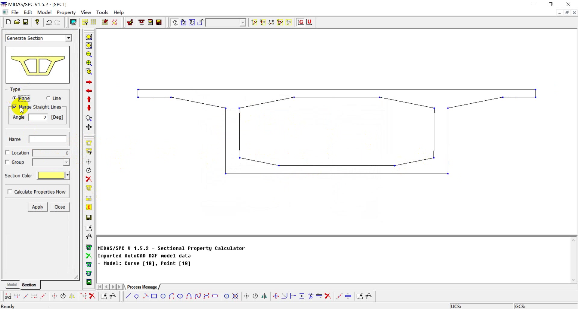 【midas入门】Midas导入CAD截面_哔哩哔哩_bilibili