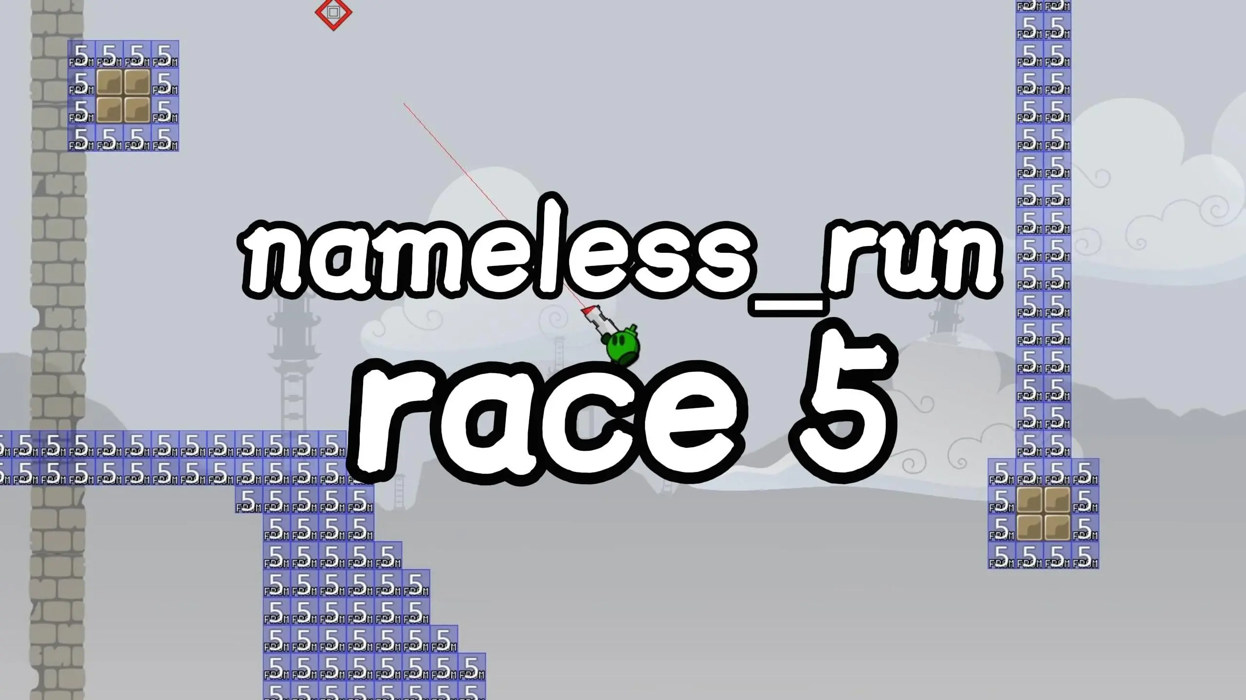 先定一个小目标，比如解决所有race图 nameless run 过关流程_哔哩哔哩bilibili