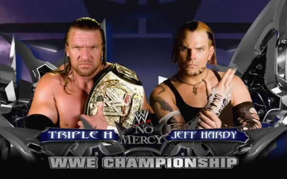 【4.25★】Triple H vs. Jeff Hardy - 2008.No Mercy；WWE冠军赛_哔哩哔哩_bilibili