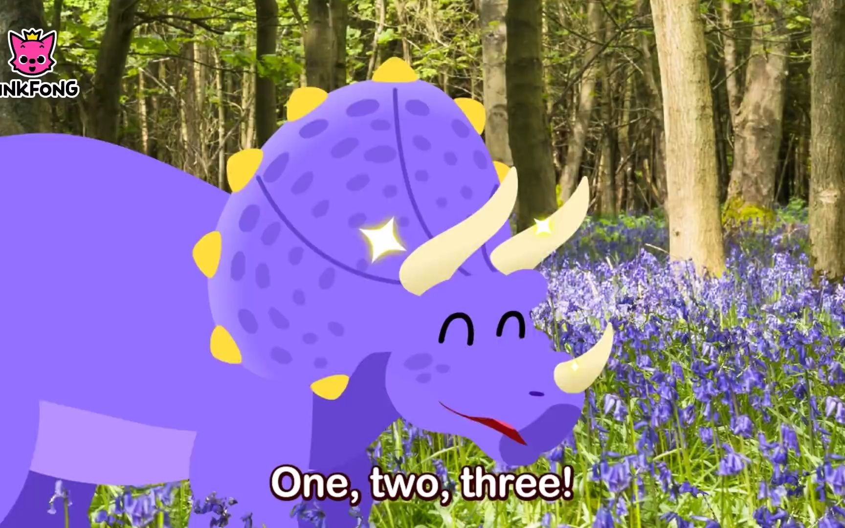 【Pinkfong Songs】Triceratops Dinosaur Songs.🦖_哔哩哔哩_bilibili