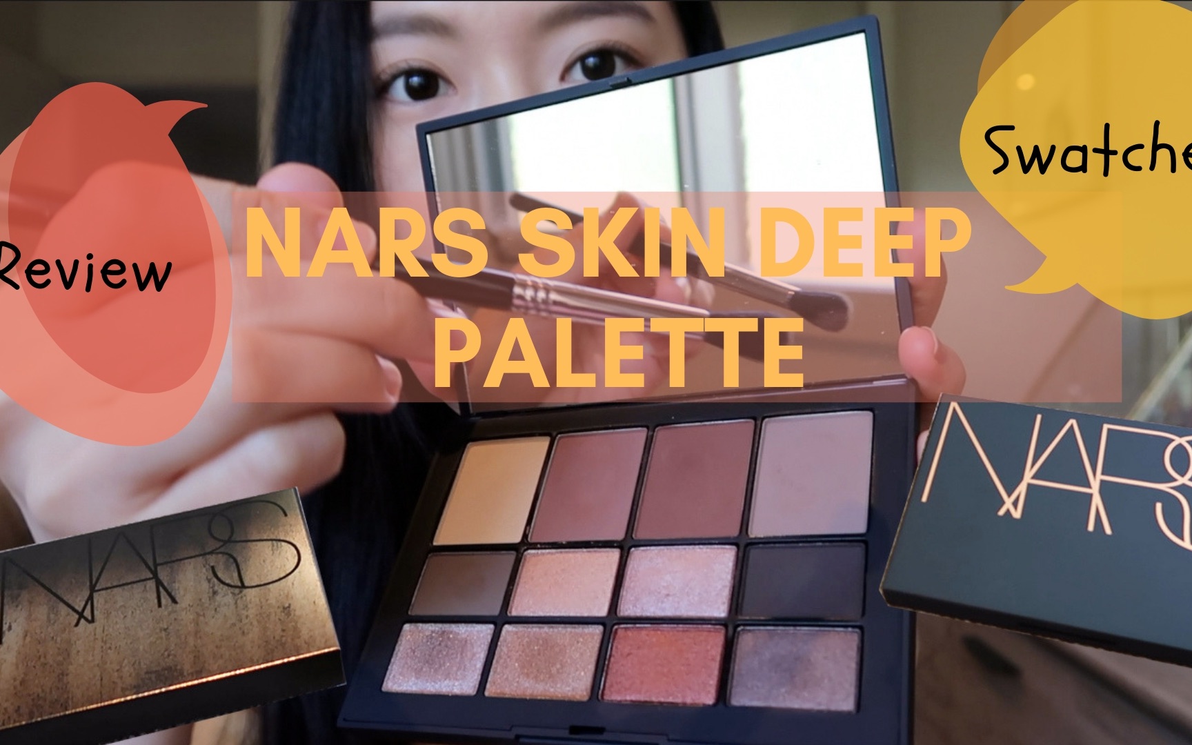 NEW NARS Skin Deep Palette-不专业测评_哔哩哔哩_bilibili