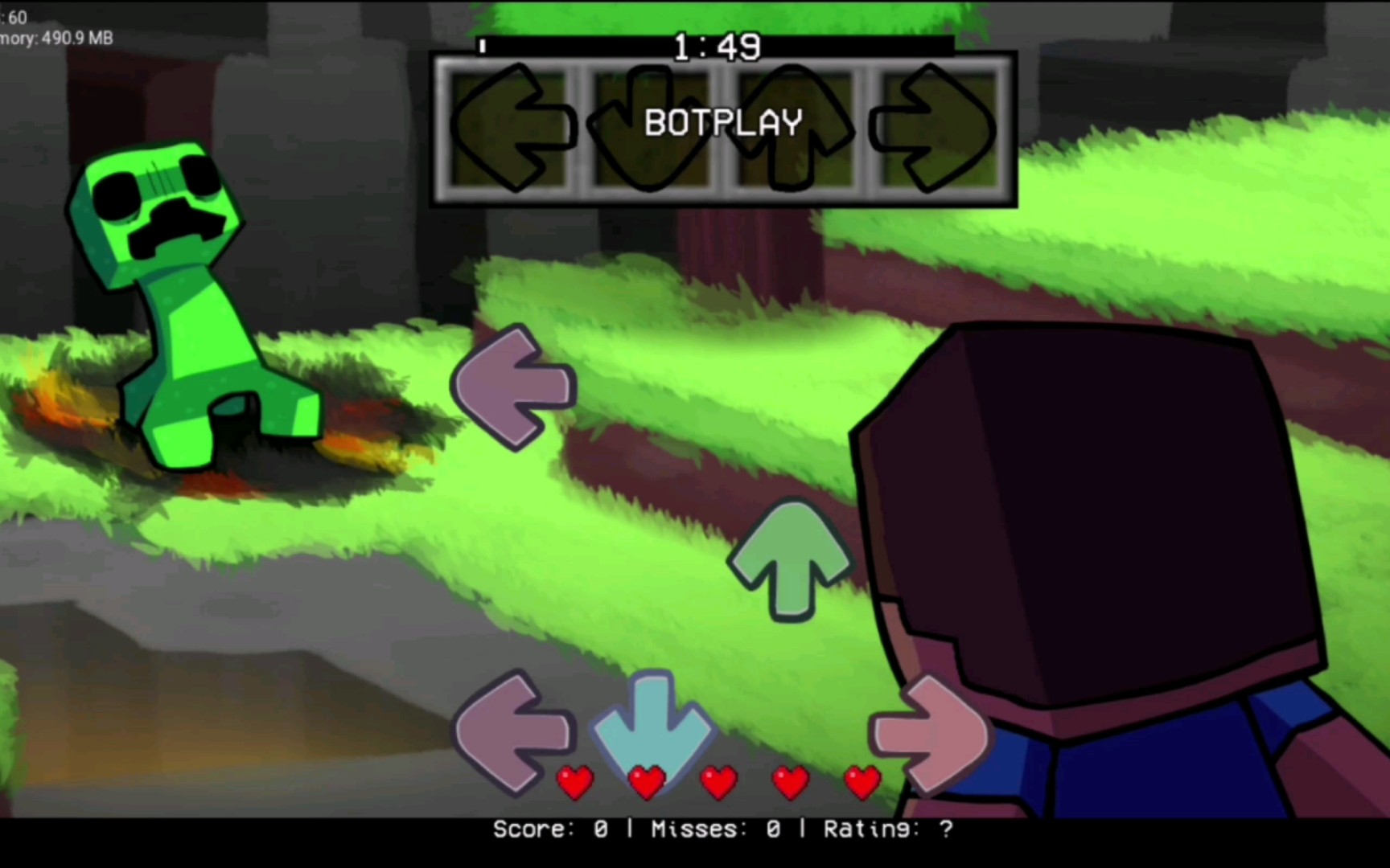 【附链接】这只Creeper太酷了！fnf优质MOD BREAKER BUNDLE V1曲目:blockbreaker自改优化 - 视频下载 ...