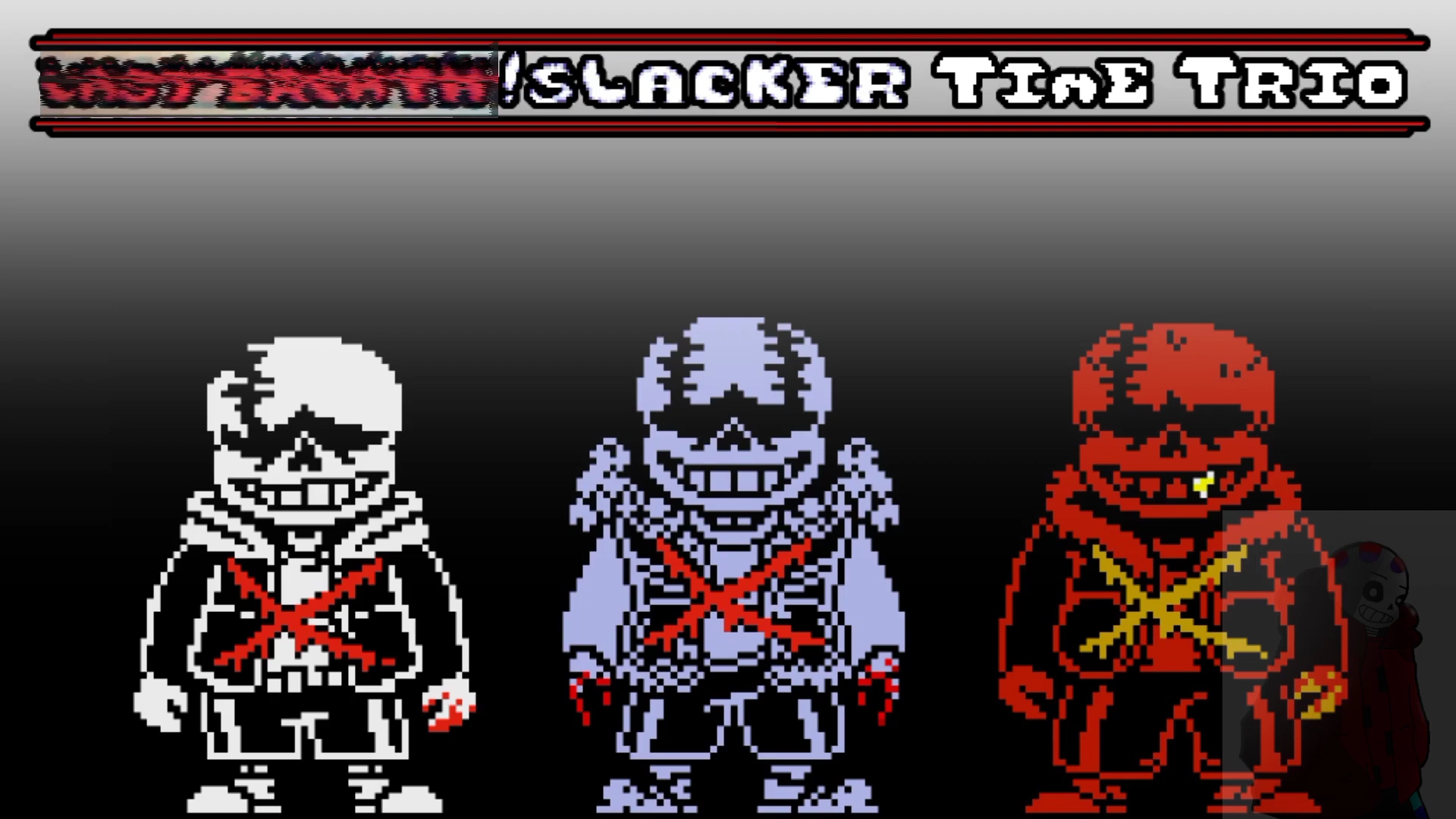 [绘画][最后的呼吸 三重懒鬼 第一阶段]Last Breath!Slacker time trio phase 1