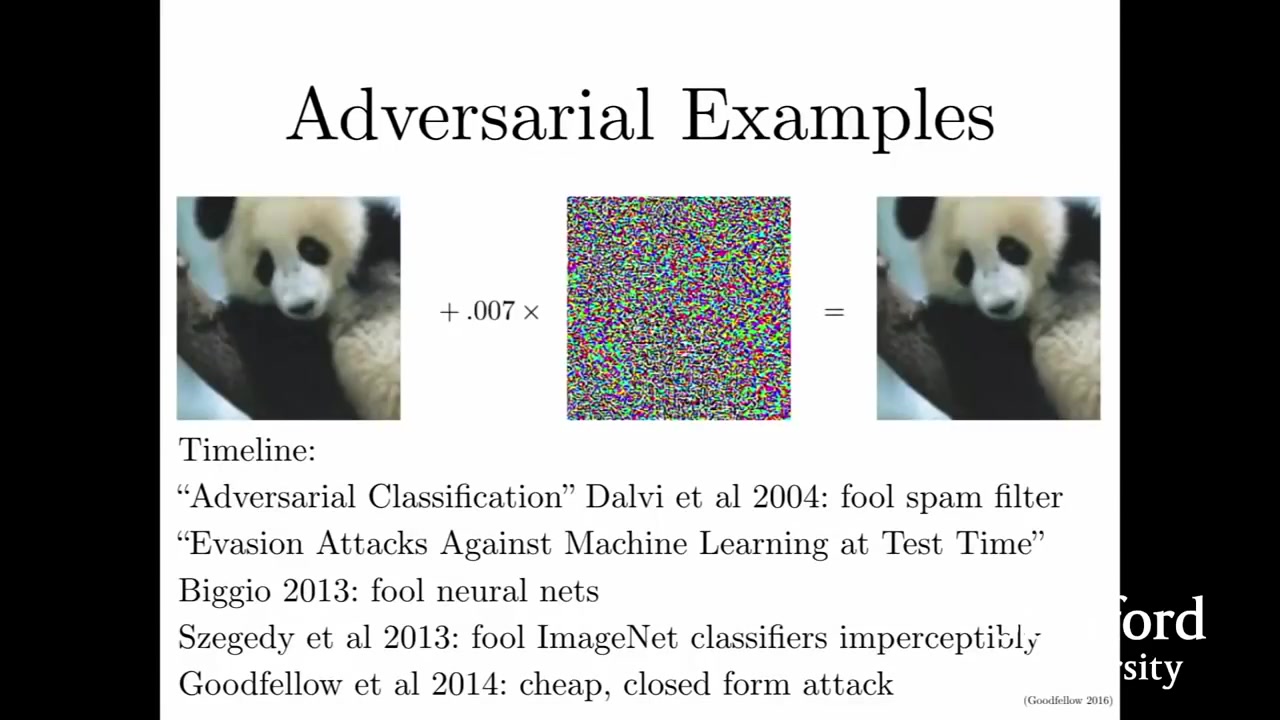 Lecture 16 | Adversarial Examples and Adversarial Training_哔哩哔哩 (゜-゜)つロ ...