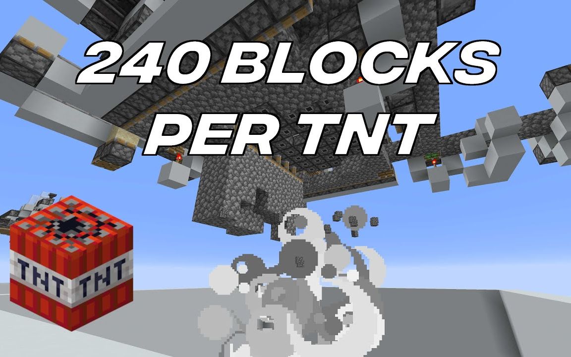 【MC】240方块/TNT爆炸室【ilmango】_哔哩哔哩_bilibili