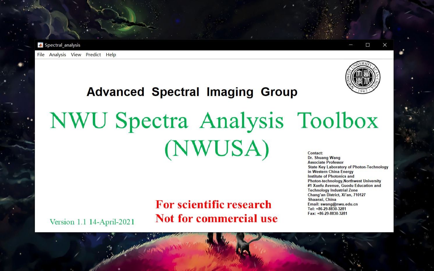 拉曼光谱数据分析软件 NWUSA 使用说明 - 视频下载 Video Downloader