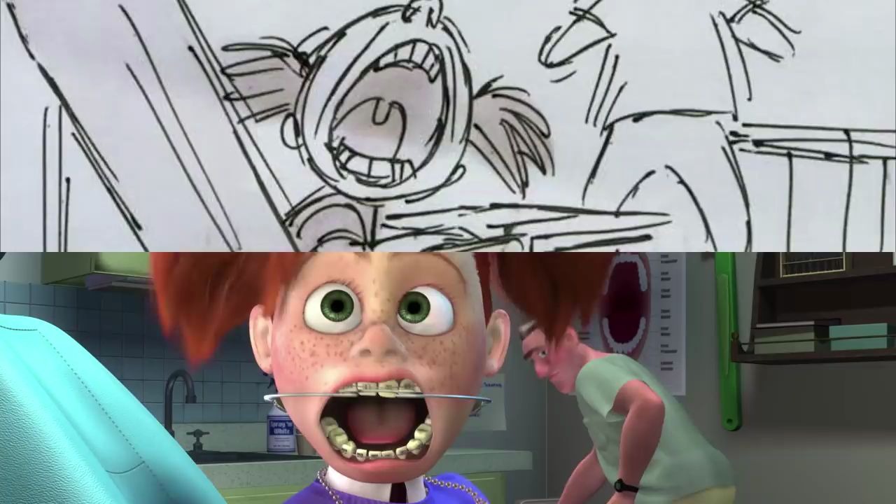 【分镜与动画】皮克斯 海底总动员 The Dentist Scene from Finding Nemo_哔哩哔哩_bilibili