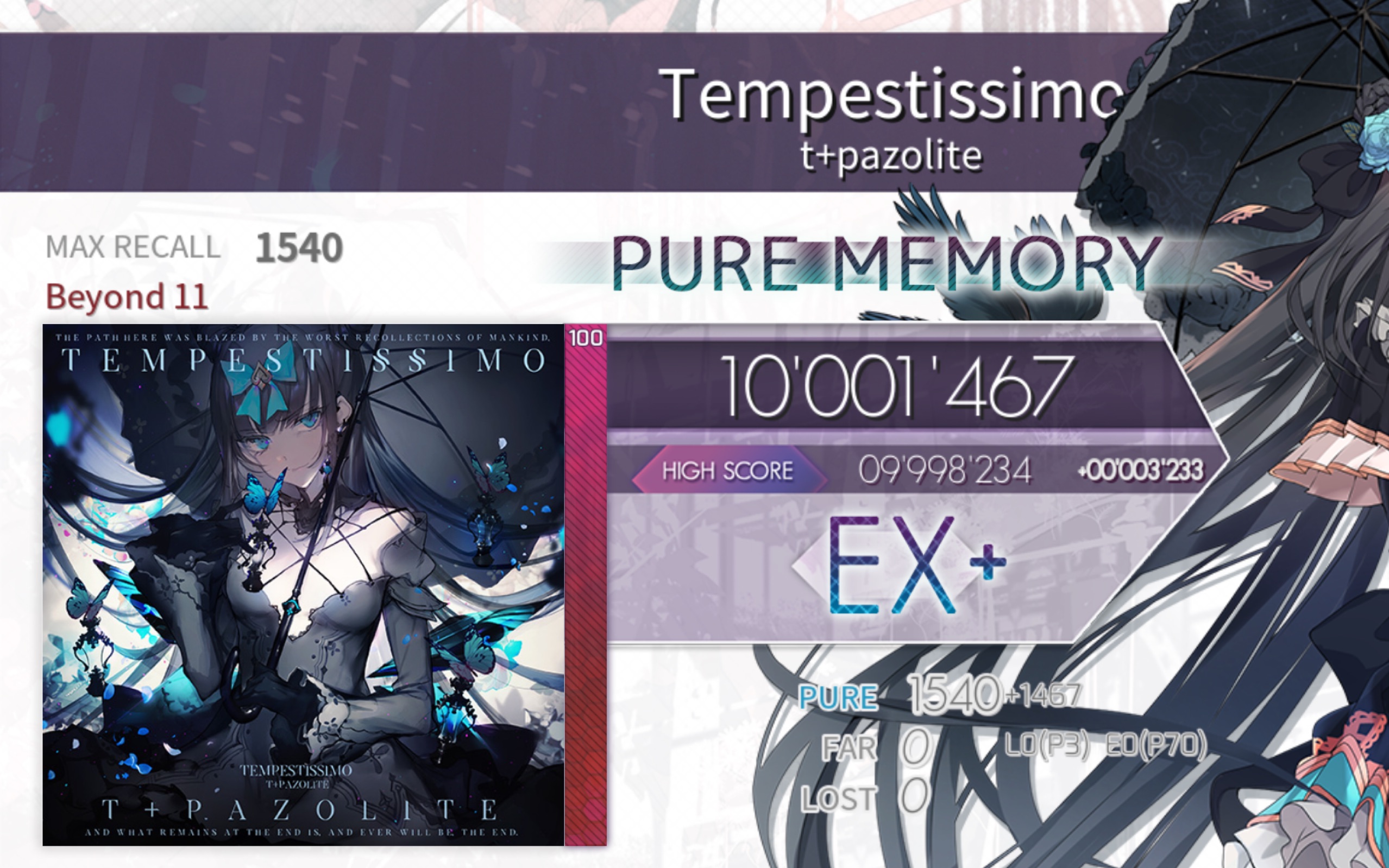 【Arcaea】Tempestissimo-Beyond 11-PM (MAX-73)_哔哩哔哩_bilibili