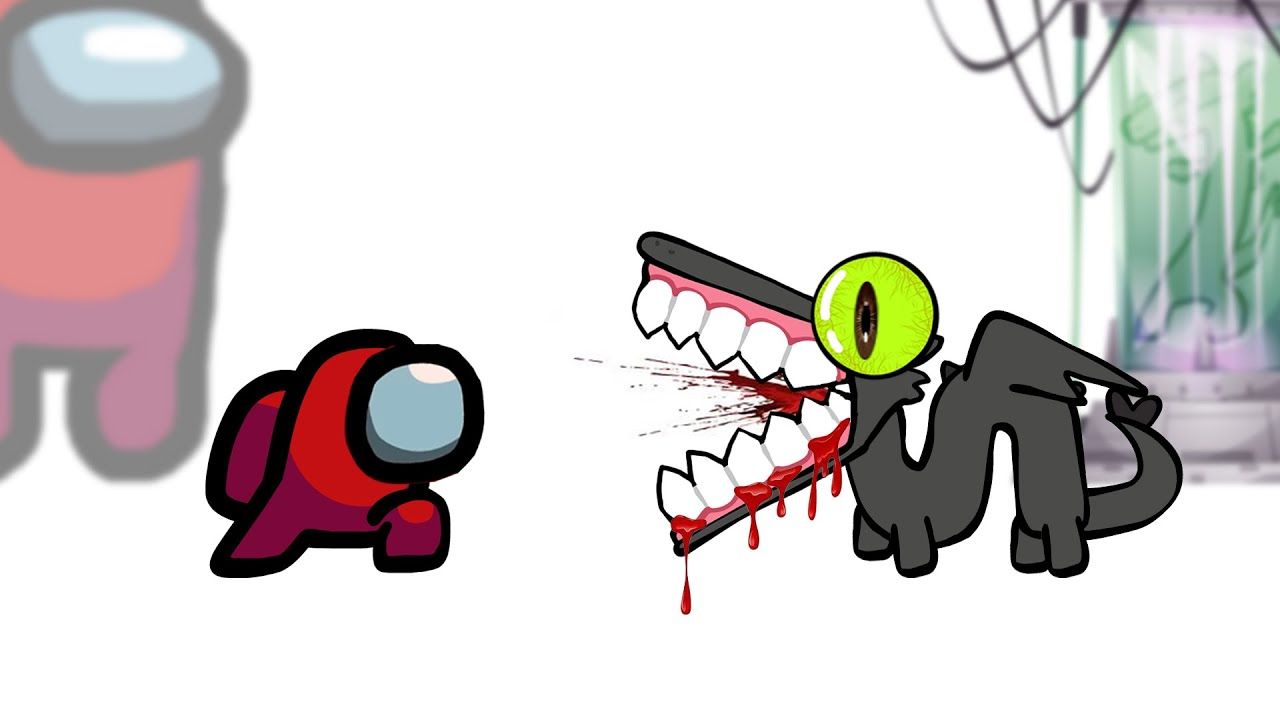 Mini Crewmate Kills Creepy Toothless Dance Dragon Among Us-DaFuqBooom ...