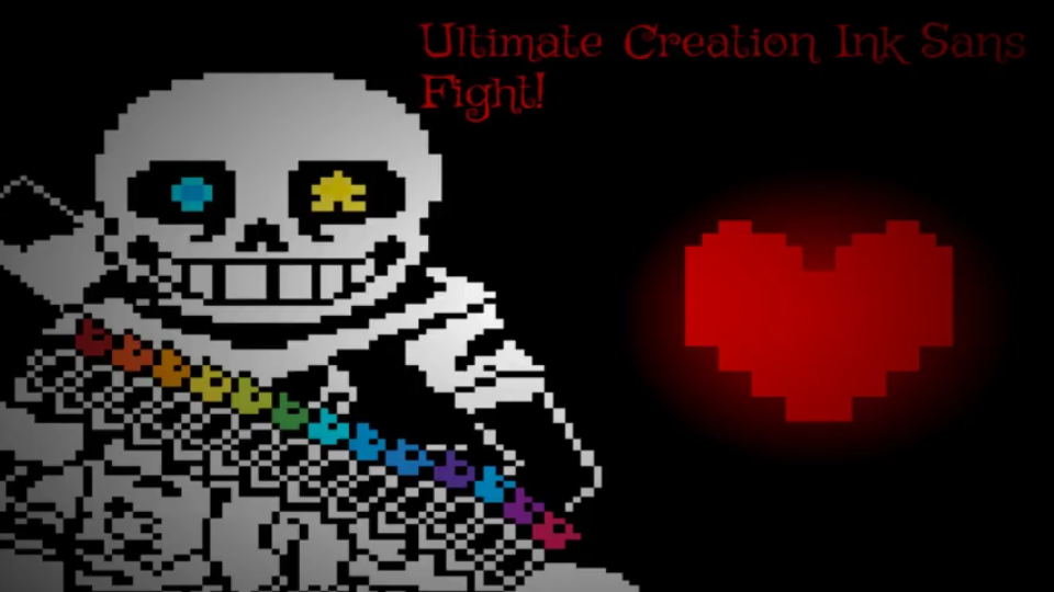 传说】Ultimate Creation Ink Sans Fight Demo_哔哩哔哩bilibili_传说之下