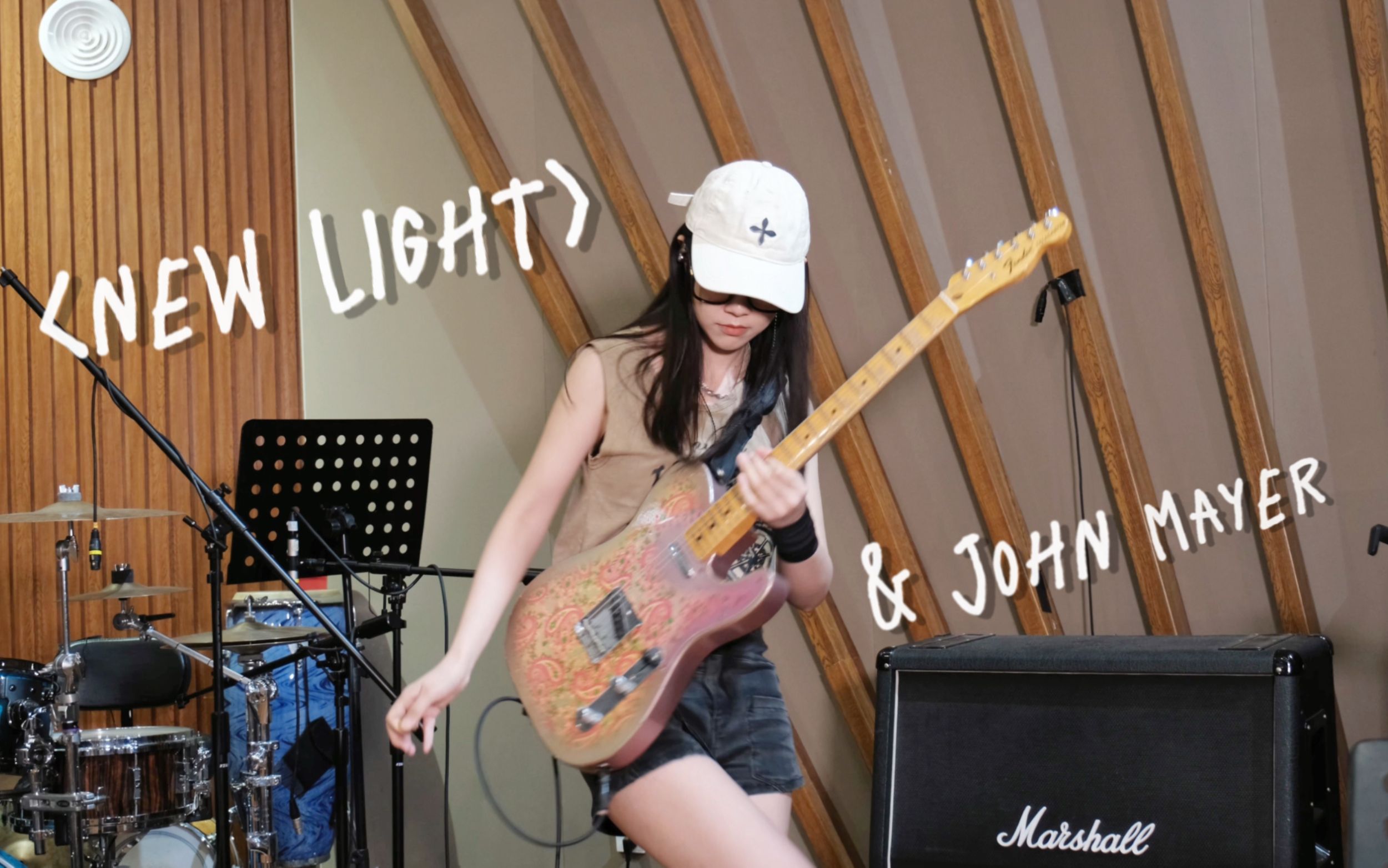 【电吉他】排练房囧妹《new light》-lusle慧-lusle慧-哔哩哔哩视频