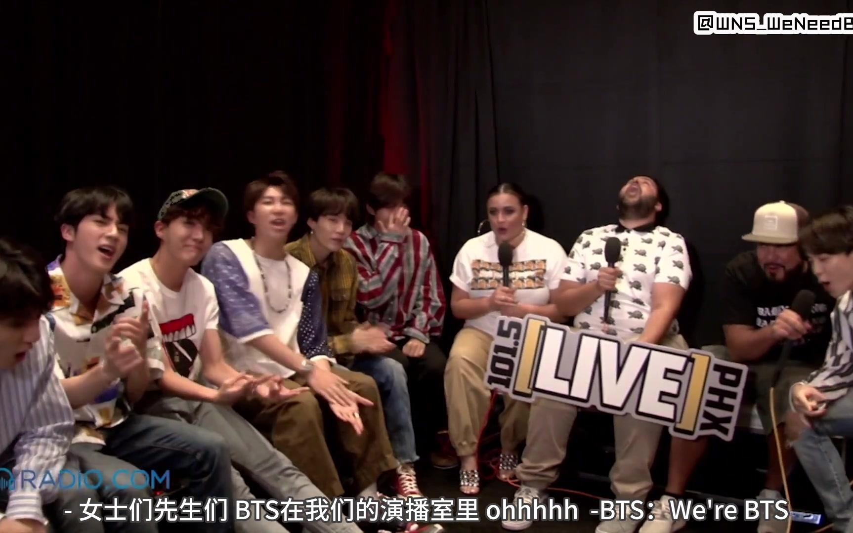 【WNS中字】180520 101.5 Phoenix BTS & The Morning Mess BBMA Interview_哔哩哔哩 ...