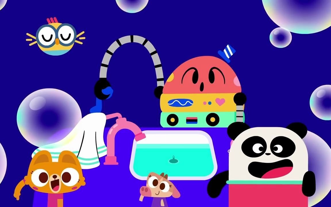 Washing Hands Song 🧼 + More Daily Routine Songs for Kids _ Lingokids_哔哩 ...