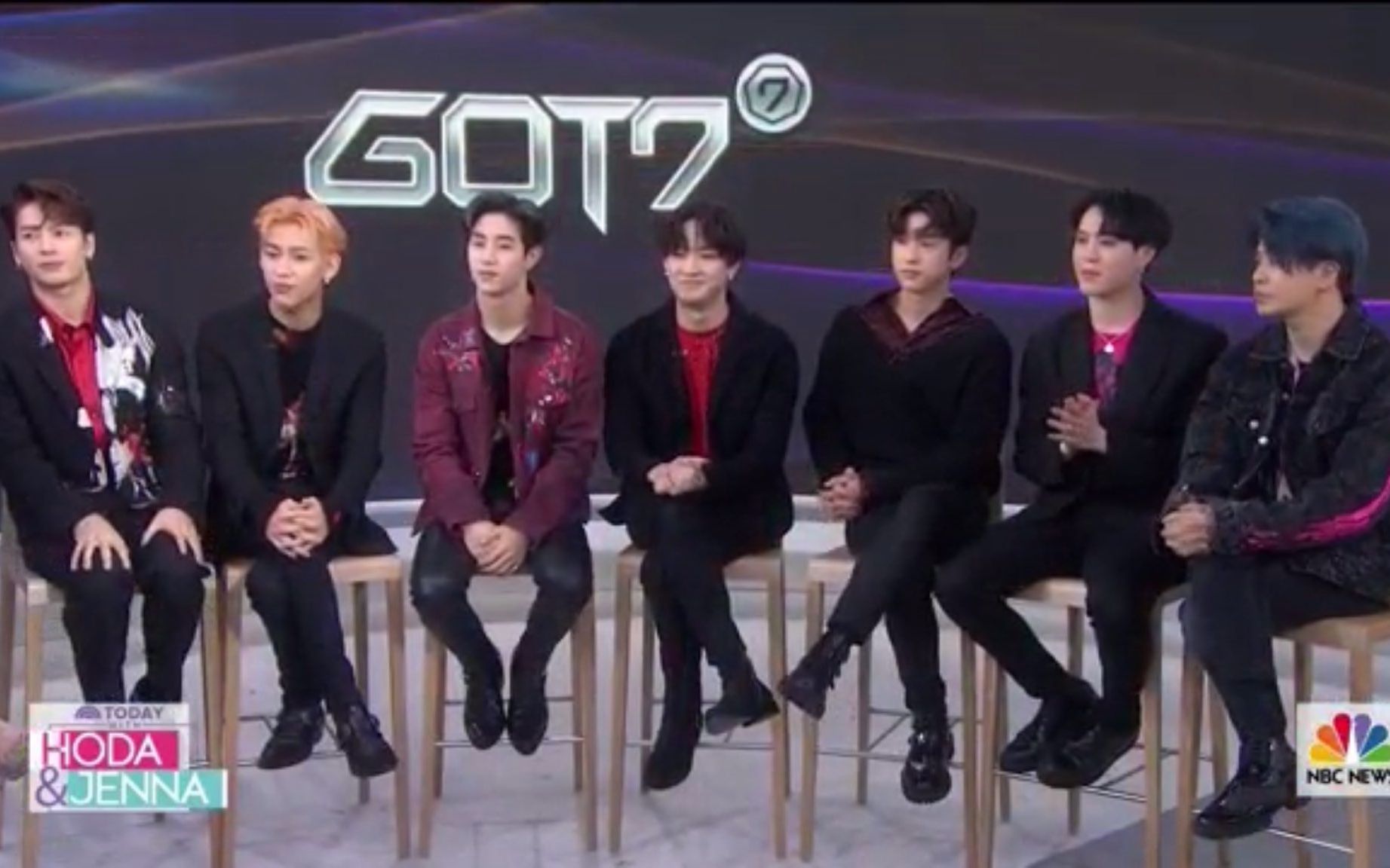 最火的KPOP组合GOT7上美国《Today Show》现场表演ECLIPSE英文版_哔哩哔哩_bilibili