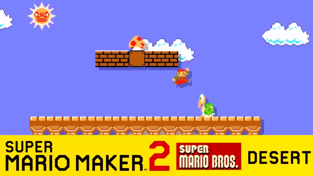 【马里奥制造2音乐】超级马里奥1代 沙漠主题 (SMB1 Desert Theme)_哔哩哔哩 (゜-゜)つロ 干杯~-bilibili