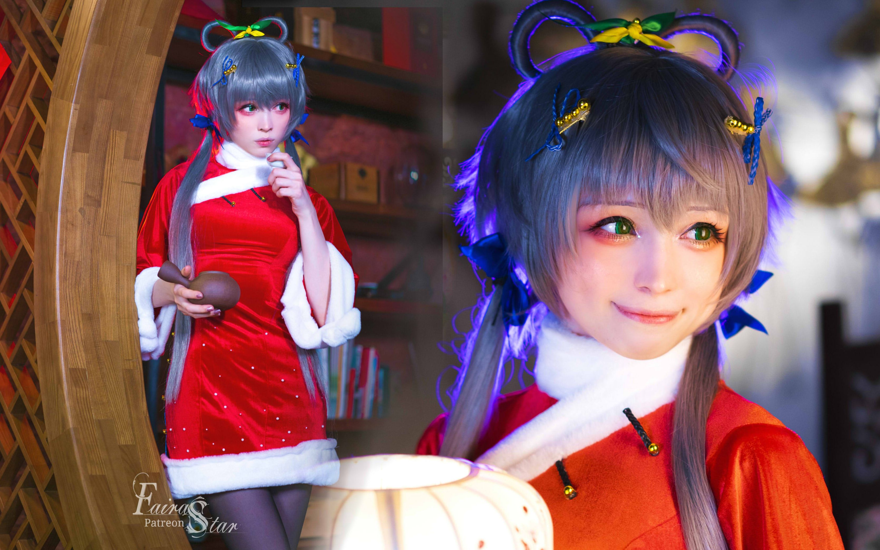 天依狂吃年饭 【恭喜恭喜】Faira 原创舞_哔哩哔哩_bilibili