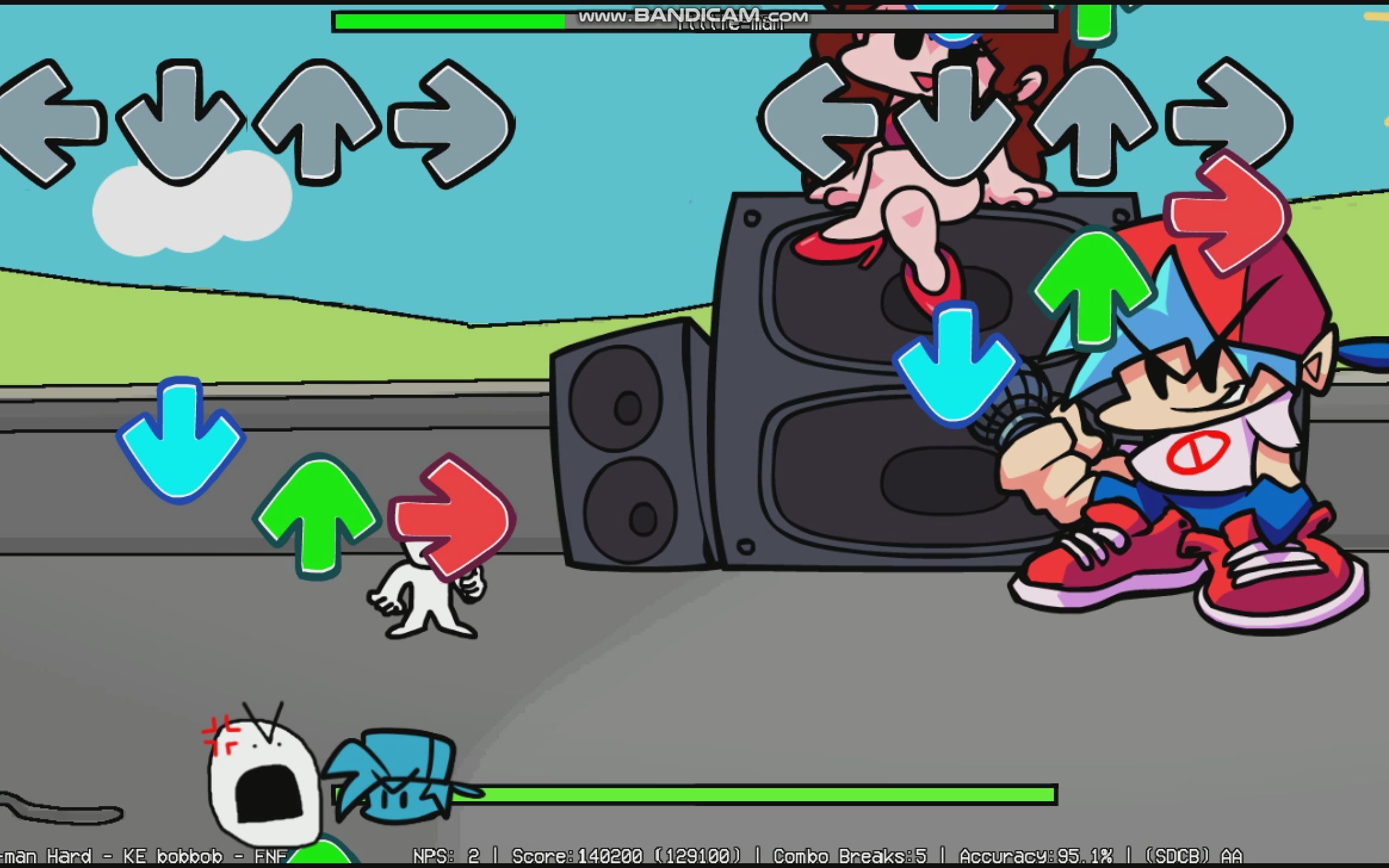 [FNF] 随便录个简单的little man（clear AA）_哔哩哔哩_bilibili