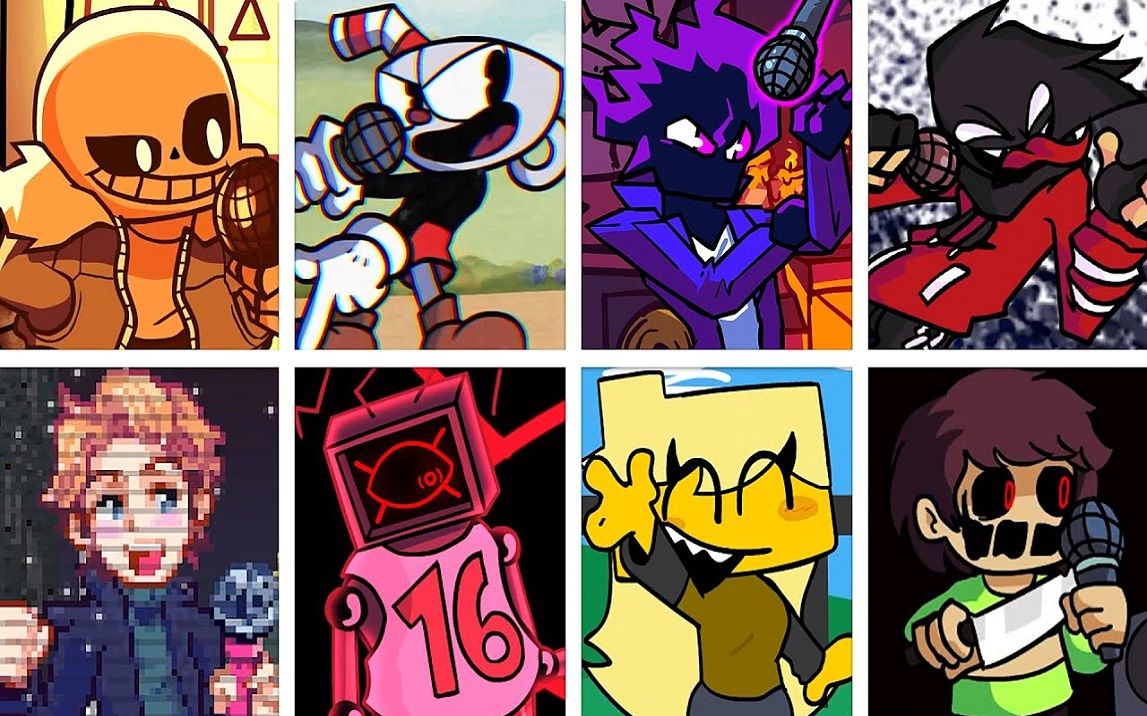 【FNF动画】全员来唱Sansational 🎶_哔哩哔哩_bilibili