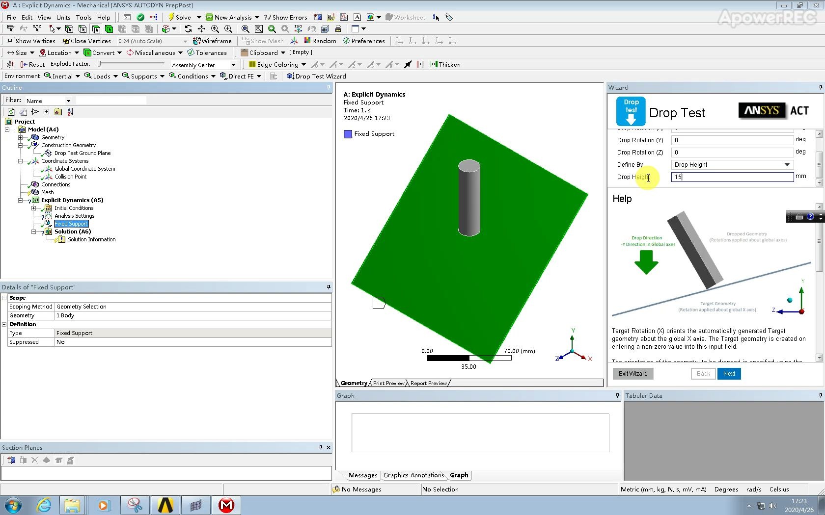 ansys2019 跌落模块 drop test_哔哩哔哩_bilibili