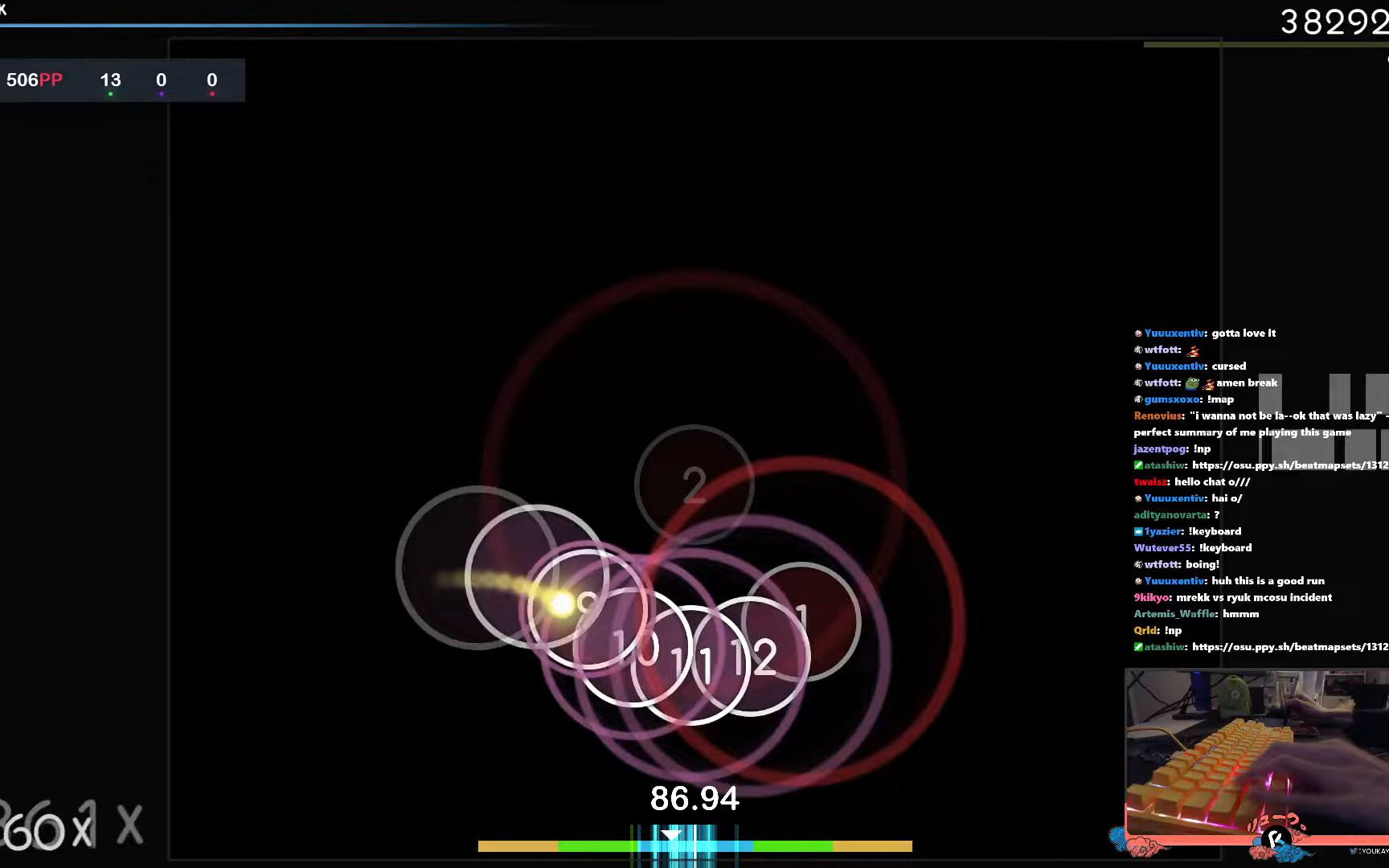 【osu 转载】Ryuk 的手速