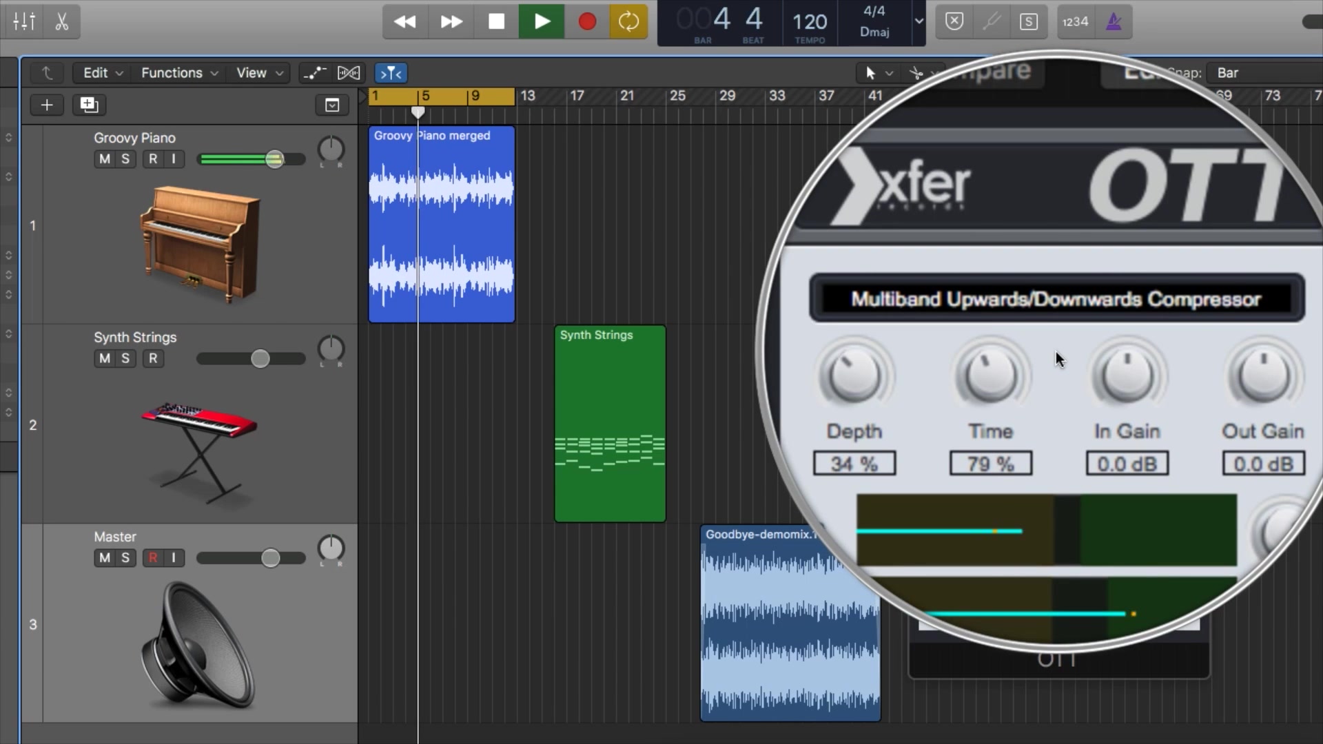 Xfer Records出品的 免费 多段压缩器 OTT_哔哩哔哩_bilibili
