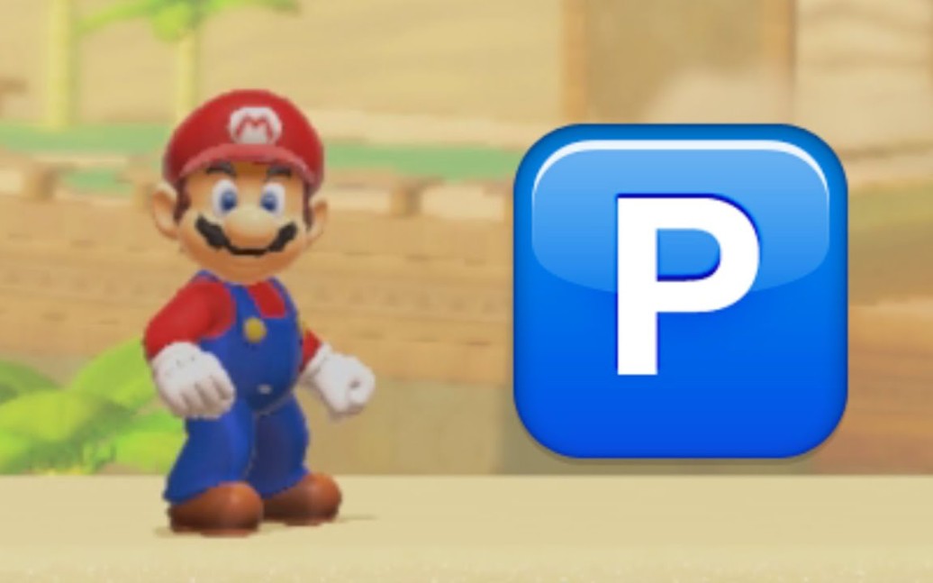mario is pushing P_哔哩哔哩_bilibili