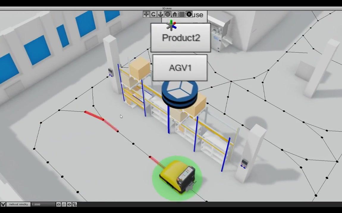 单向AGV仿真_哔哩哔哩_bilibili