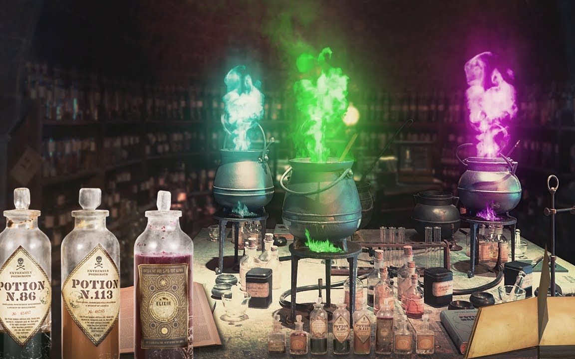 【特效小哥】 魔药教室⚡哈利波特主题白噪音/作业向/学习用/放松_哔哩哔哩_bilibili