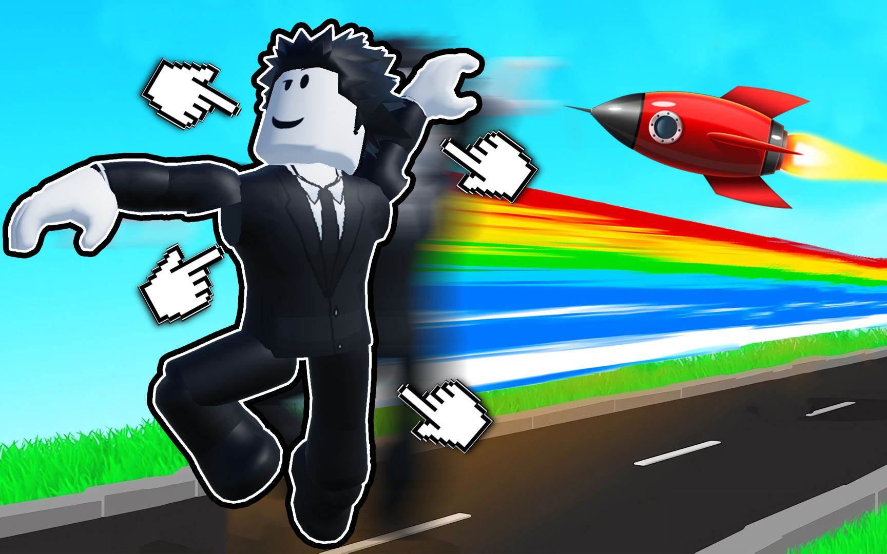 只要点击我就能跑得更快，我要成为跳舞赛跑比赛的冠军！ROBLOX-麟麟七解说-麟麟七解说-哔哩哔哩视频