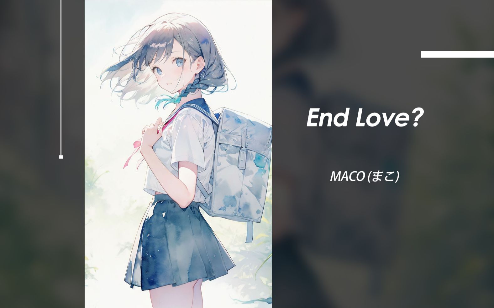 TOOBOE（john）「春嵐(春岚)」MV-言冢-爿-音乐-哔哩哔哩视频