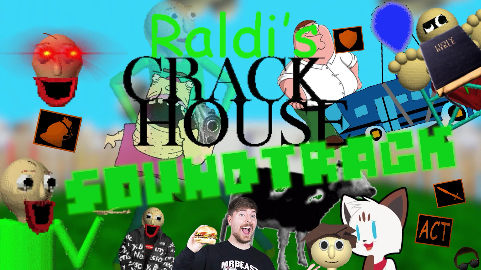 Raldi's Crackhouse hard mode通关（mod菜单）