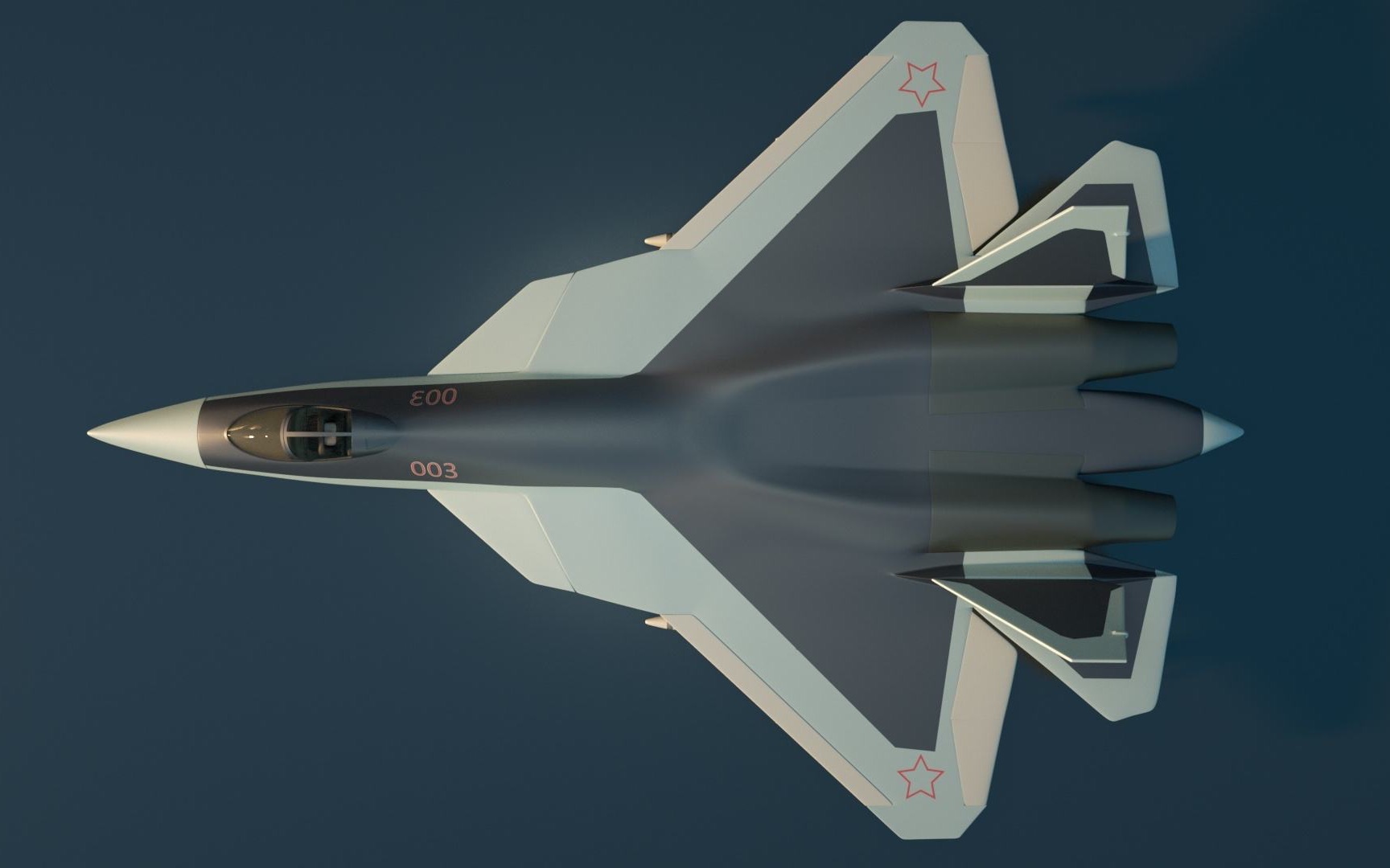 苏系超薄 ：SU-57。拍扁的苏-27！经典落叶飘。