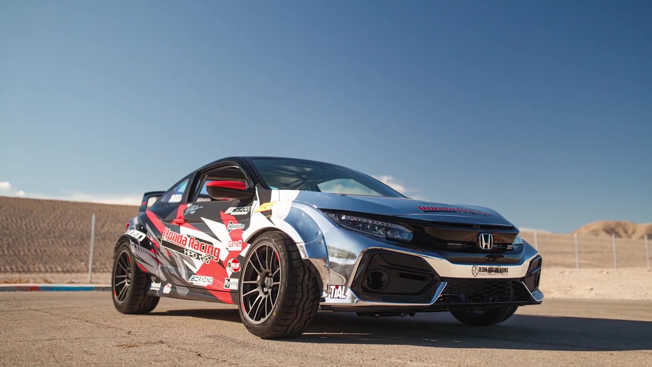 900hp RWD Honda Civic... Drift Car! SEMA 2019 Madness Begins_哔哩哔哩_bilibili